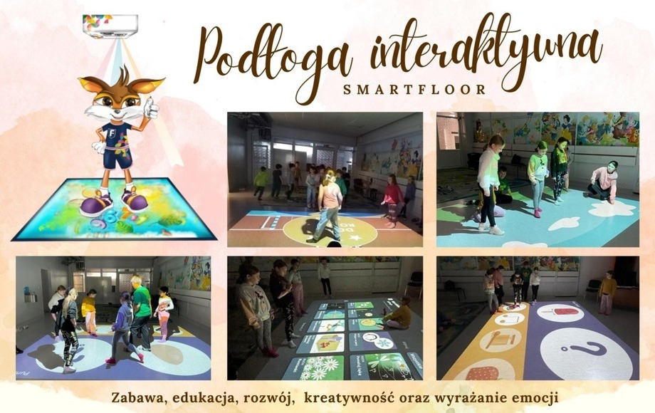 SmartFloor - podłoga interaktywna - SP nr 300 w Warszawie